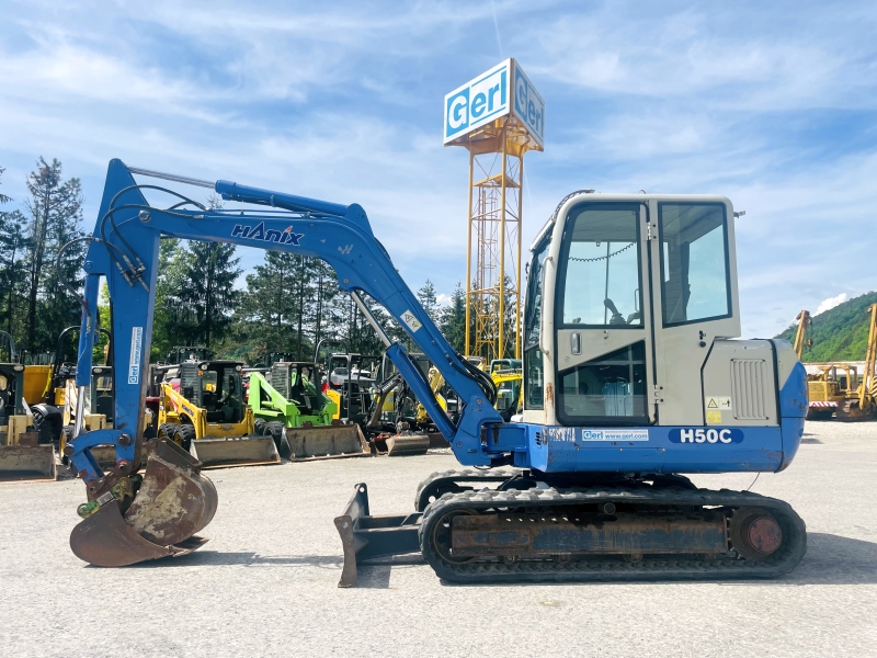 Hanix H50C Minibagger gebraucht- GERL SERVICES